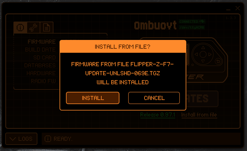 Cómo instalar Unleashed FirmWare en Flipper Zero